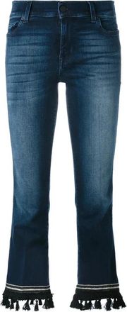 7 For All Mankind Jean bootcut raccourci - Femme - Jeans - Bleu - Taille: W25