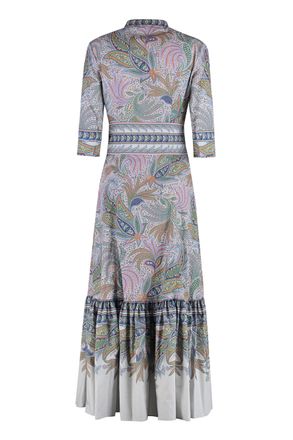 Etro Womens Printed Cotton Dress