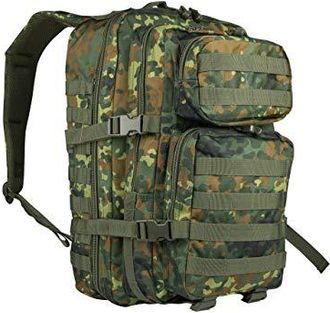 Mil-Tec Mixte &Agrave; Us Assault Pack Grand Bw Camo Sac a dos, Noir, Taille unique EU