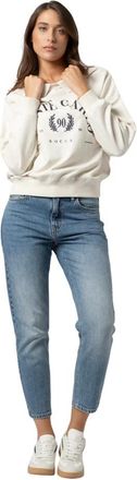 Kocca Femme, Jeans, Bleu, Taille: 40 FR Pantalon Trois-Quarts &Eacute;l&eacute;gant Coupe Slim