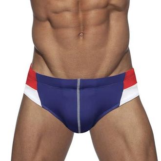 Generic Slip de bain pour homme coupe haute pour nager sur la plage. S&eacute;chage rapide et respirant Slip de sport pour homme, bleu, XXL