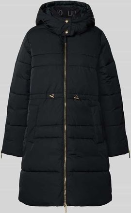 Liu Jo Regular Fit Mantel mit Logo-Detail