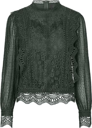 Vero Moda Damen Yassophira Top S. Noos Bluse, Sycamore, M EU