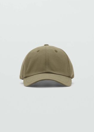 Mango Casquette unie en coton kaki - Homme - Taille unique - MANGO MAN