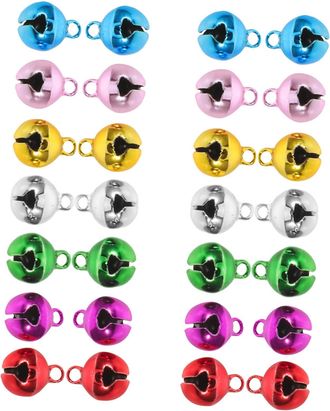 DOITOOL 200stücke Kleine Metallglöckchen Zum Basteln Von Weihnachtsschmuck Kränzen Tierdekorationen Armbänden Und Schmuck Deko-Elemente Für Christbaum Und
