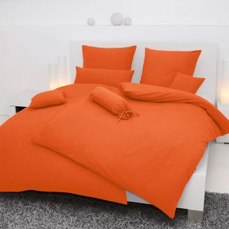 Janine Bettw&auml;sche Piano 0125 orange - 54 Kissen 40x40 cm