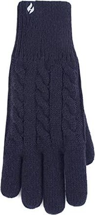 Heat Holders SOCKSHOP Femme Willow Câble Gants Paquet de 1 Marine S-M