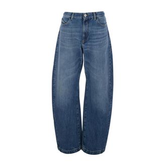 The Attico Long Pant Gewaschenes Denim - - Jeans - Damen - Blau - W28