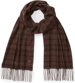 Timberland &Eacute;charpe homme avec franges, marron, taille unique