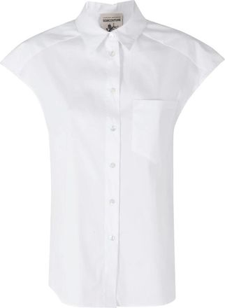 Semicouture Femme, Blouses et Chemises, Blanc, Taille: 40 FR Lottie Shirt
