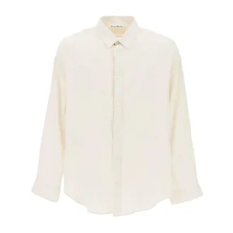 Acne Studios Homme, Chemises, Beige, Taille: M Casual Shirt