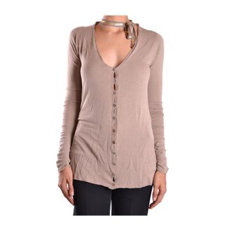 Pinko Beiger V-Ausschnitt Cardigan Fr&uuml;hling/Sommer - - Knitwear - Damen - Beige - XS