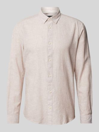 Only & Sons Regular Fit Freizeithemd aus Baumwoll-Leinen-Mix Modell CAIDENLS