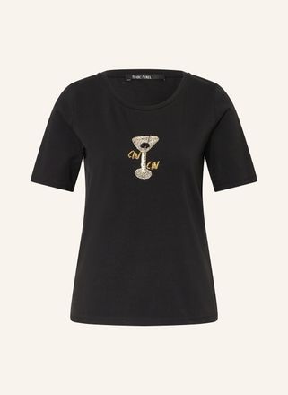 Marc Aurel Marc Aurel T-Shirt Mit Schmucksteinen schwarz