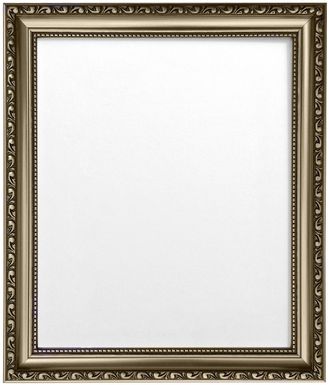 Frames by Post Frames by Post AP-3025 24 x 18 Zoll Bild-/Fotorahmen aus Rotguss mit Plastikscheibe, silberfarben