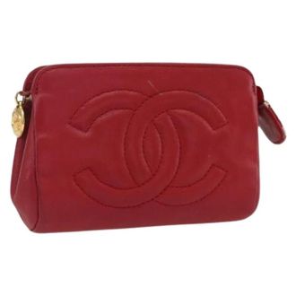 Chanel Pre-owned Vintage Pouch - - Pre-owned - Damen - Rot - ONE SIZE