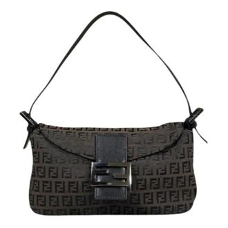 Fendi Sac bandouli&egrave;re vintage en toile Pre-owned - Femme - Pre-owned - Brun - Taille: ONE Size