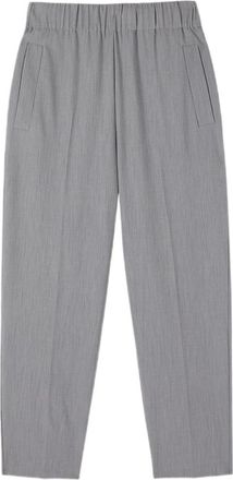 Oltre Femme, Pantalons, Gris, Taille: 36 FR Pantalon Carotte