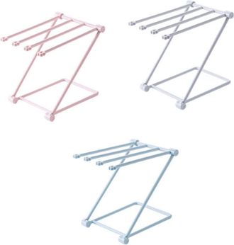 Cabilock 3stücke Küchentuchhalter Aus Faltbar Und Vertikal Für Handtücher Geschirrtücher Als Organizer Für Küche Badezimmer Und Zuhause Hält Und Flaschen