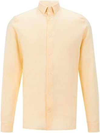 Au Printemps Paris Lin -Shot -Shirt - Gelb