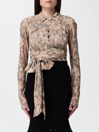 Ganni Chemise GANNI Femme couleur Beige