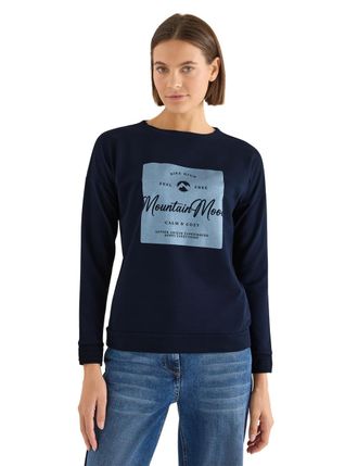 Cecil Damen Shirt mit Satin Print