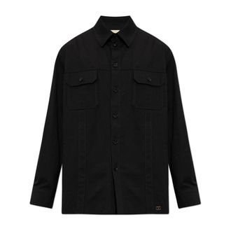 Valentino Garavani Cotton Jacket - - Jackets - Herren - Schwarzk - M