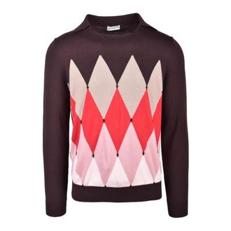 Ballantyne Baumwolle Kaschmir Pullover - - Knitwear - Herren - Braun - L