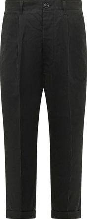 Ami Homme, Pantalons, Noir, Taille: M Carrot Oversized Pantalons