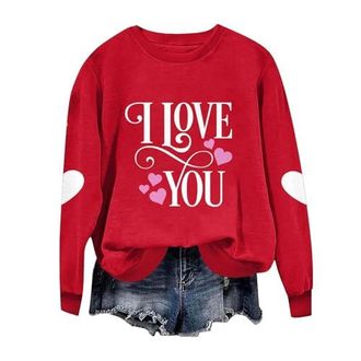 Generico Sweatshirt moderne &agrave; col rond pour femme, sans capuche, mi-saison, sweatshirt, sweatshirt, pulls pour femme, couleur unie, ajust&eacute;, v&ecirc;tements d&eacute;contrac