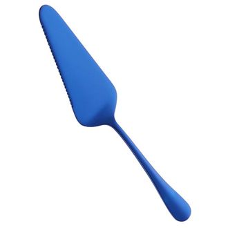 BESTONZON Kuchenmesser Tortenmesser Kuchenheber Tortenheber Edelstahl Gezackte Blau Kuchenstücken Obstkuchen Pizza Käse Besteck Sahne Spachtel Transfer Anheben 