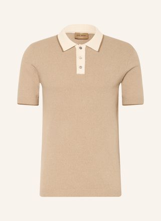 Mos Mosh Mos Mosh Gallery Strick-Poloshirt Mmgfrancesco Regular Fit braun