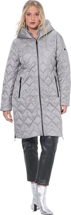 Ulla Popken Damen große Größen Übergrößen Plus Size Spezialist Hyprar Steppmantel