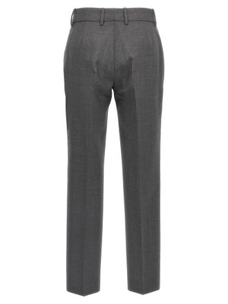 Ermanno Scervino Womens Gray Virgin Wool Dress Pants