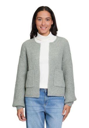 Cartoon Strickjacke Damen mit Taschen (1-tlg)