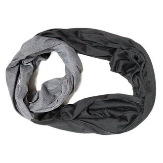 Generic &Eacute;charpe Infinity l&eacute;g&egrave;re | Deux couleurs contrast&eacute;es - &Eacute;charpe avec poche zipp&eacute;e - Pour femmes, hommes, femmes, trajets quotidiens, ski, randonn&eacute;e, vac