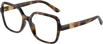 Dolce & Gabbana Femme, Accessoires, Brun, Taille: 53 MM Dg5105U 502 Optical Frame
