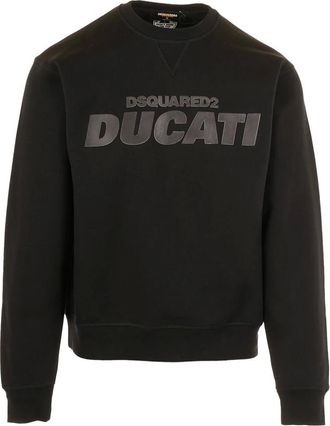 Dsquared2 Homme, Sweatshirts et sweats à capuche, Noir, Taille: L Pull Noir Ducati Cool Fit Crewneck