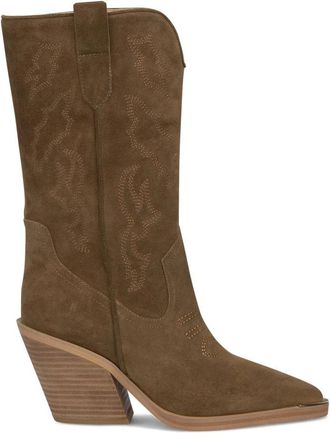 Alma En Pena Alma EN Pena, Femme, Chaussures, Brun, Taille: 36 EU Botte Haute Style Country