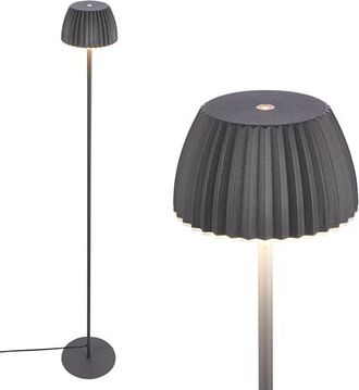 Briloner LED Stehlampe mit Touch, dimmbar, Lichtkante, warmweiß, Leselampe, Wohnzimmerlampe, Schlafzimmer Deko, Deckenfluter, Standleuchte, Stehleuchte, 19x124