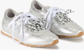 Saison 1865 Baskets Foudre en cuir su&eacute;d&eacute;