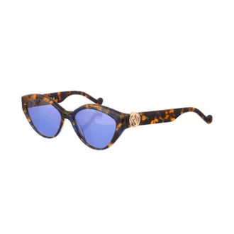 Liu Jo Ovale Acetat-Sonnenbrille mit UV-Schutz - - Accessories - Damen - Blau - ONE SIZE