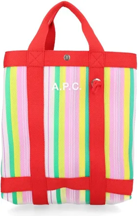 A.P.C. Womens Handbag Myrtille Multicolour Polyethylene Handbags Hand Bags