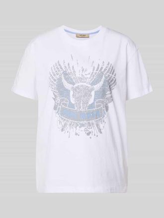 Mos Mosh T-Shirt mit &uuml;berschnittenen Schultern Modell Washa