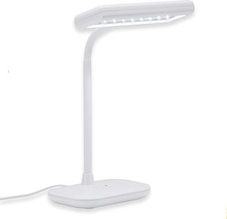 Briloner LED Schreibtischlampe mit Ein/Aus-Schalter, schwenkbar, kaltwei&szlig;e Lichtfarbe, Tischlampe, Lampe, Nachttischlampe, Tischleuchte, Deko, B&uuml;rolampe, Lesel