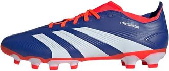 adidas Unisex Predator League Football Boots Multiground, Lucid Blue/Cloud White/Solar Red, 43 1/3 EU