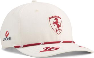Puma Scuderia Ferrari HP Replica Charles Leclerc Homerace Cap, Accessoires, Wei&szlig;, OSFA