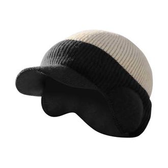 Generic Bonnet avec Oreilles - Couvre-Chef en Chaude | Bonnet dhiver Coupe-Vent pour Le Ski - pour la p&ecirc;che, la Moto, la randonn&eacute;e, Le Ski, Le Camping, la ran
