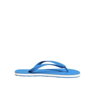 Dolce & Gabbana Homme, Chaussures, Bleu, Taille: 41 EU Logo Maillots de bain Flats Slipper Chaussures