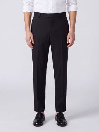 Jil Sander Slim Fit ma&szlig;geschneiderte Hose aus Wolle und Mohair